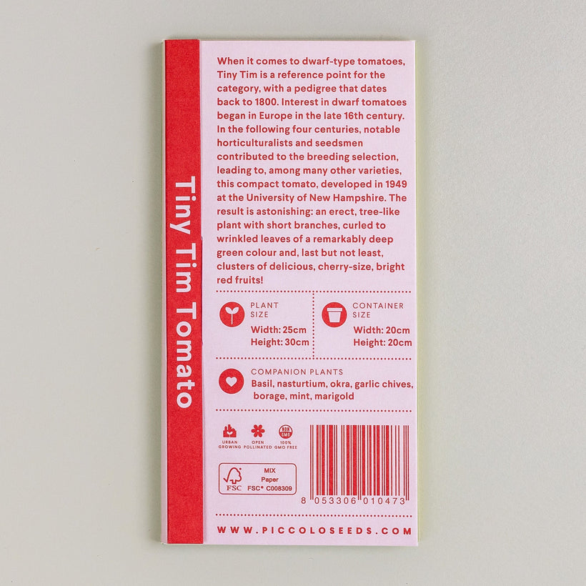 Tiny Tim Tomato – Piccolo Seeds